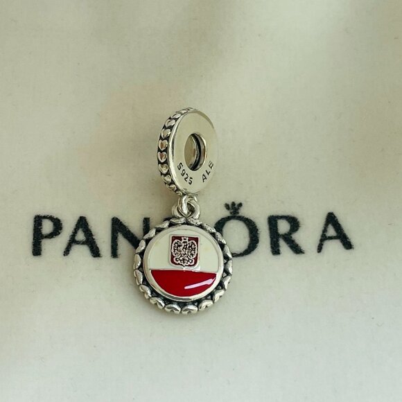 Pandora | Jewelry | Pandora Poland Flag Exclusive Charm | Poshmark
